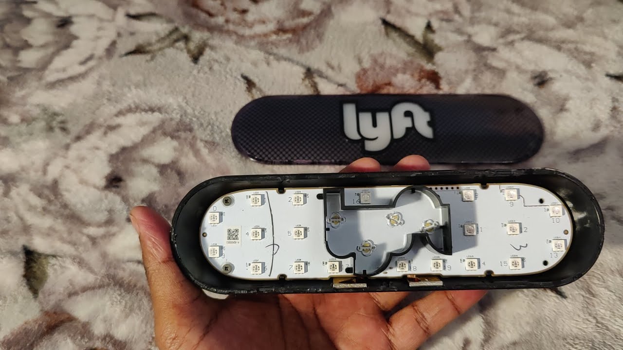 What's inside the Lyft sign | Lyft sign operation | Lyft sign quick ...