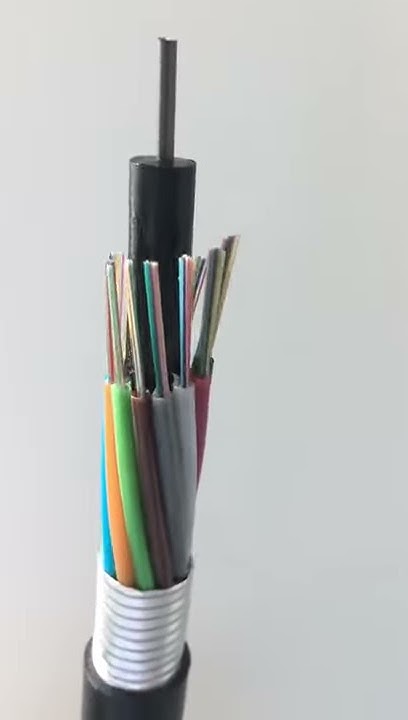 High Quality factory directly supply 12 24 48 Cores GYTS GYTA Steel tape Armored Optical Fiber ...