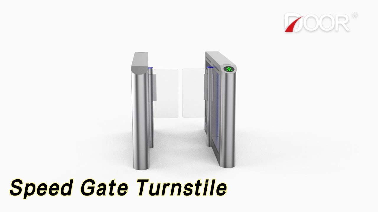 Stainless Steel Speed Gate Turnstile Brushed Finishing Rust Proof - YouTube