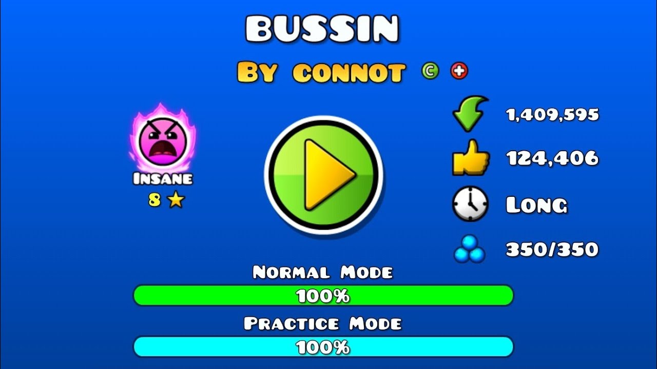 Geometry Dash | Bussin by Connot (Low Quality) - YouTube