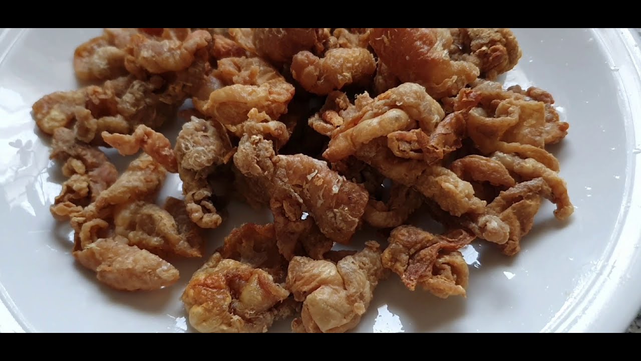 Chicken skin Chicharon/ SaladMaster recipe - YouTube