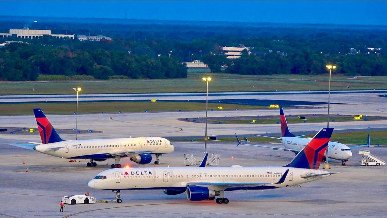 757 Rejected Takeoff Coyote on Runway Spotting TPA - YouTube