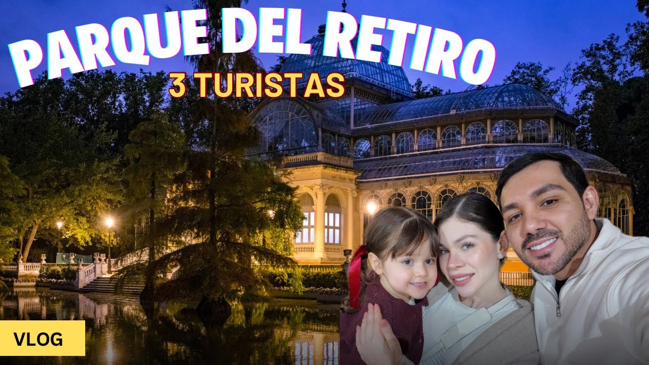 VLOG/ UNA TARDE POR EL PARQUE DE EL RETIRO!! UN BELLO ATARDECER - YouTube