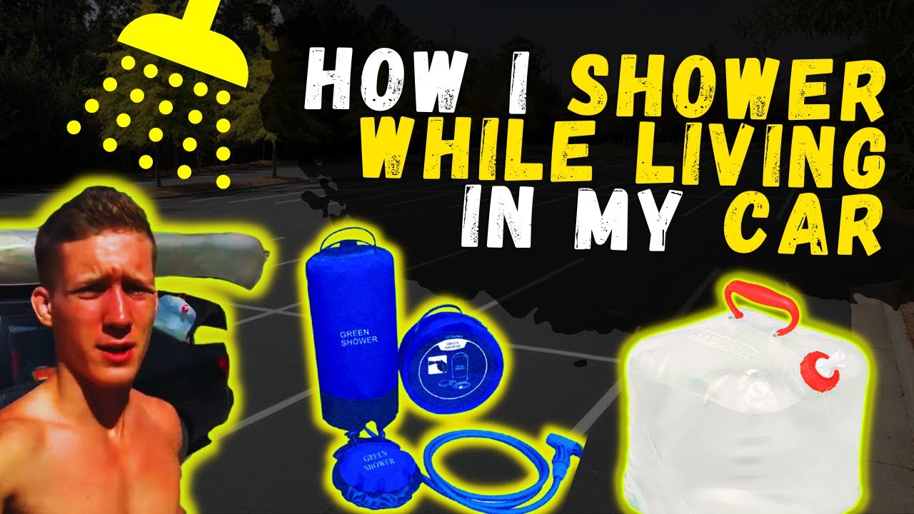 How I shower while living in my car - YouTube