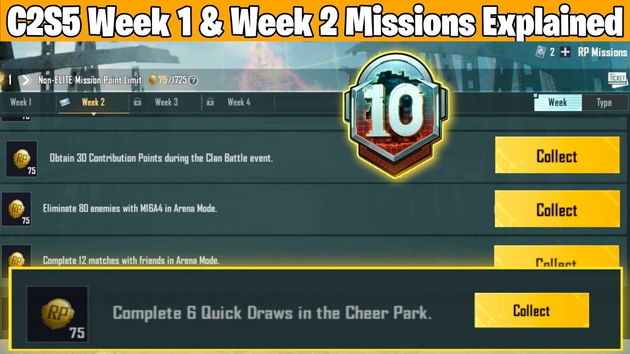 Season C2S5 Week 1 & Week 2 Rp Missions Explained || Complete 6 Quick ...