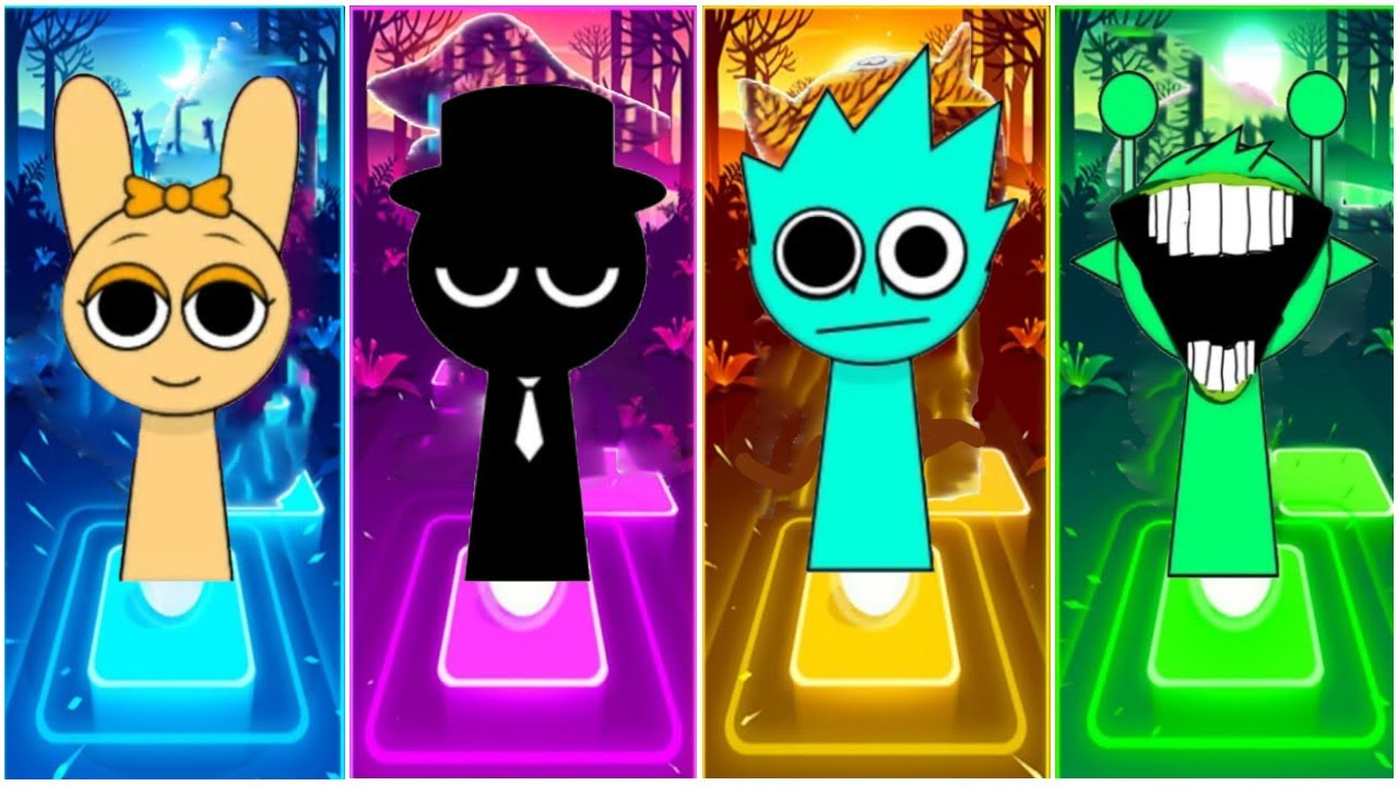 INCREDIBOX SPRUNKI 🌟 Pinki 🐾 Black 🐾 OWAKCX 🐾 Simon EXE 🌟 Tiles Hop EDM ...