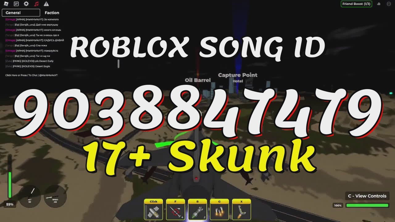 17+ Skunk Roblox Song IDs/Codes - YouTube