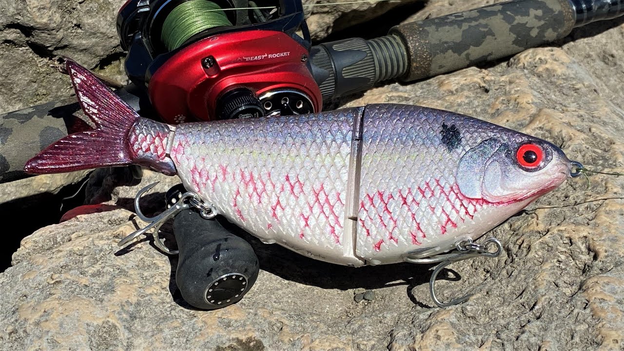 The Big Shad SwimBait | Finishing and Testing - YouTube