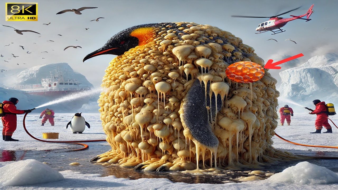 Helpless Penguin Covered in Millions of Barnacles & Parasites Saved by ...