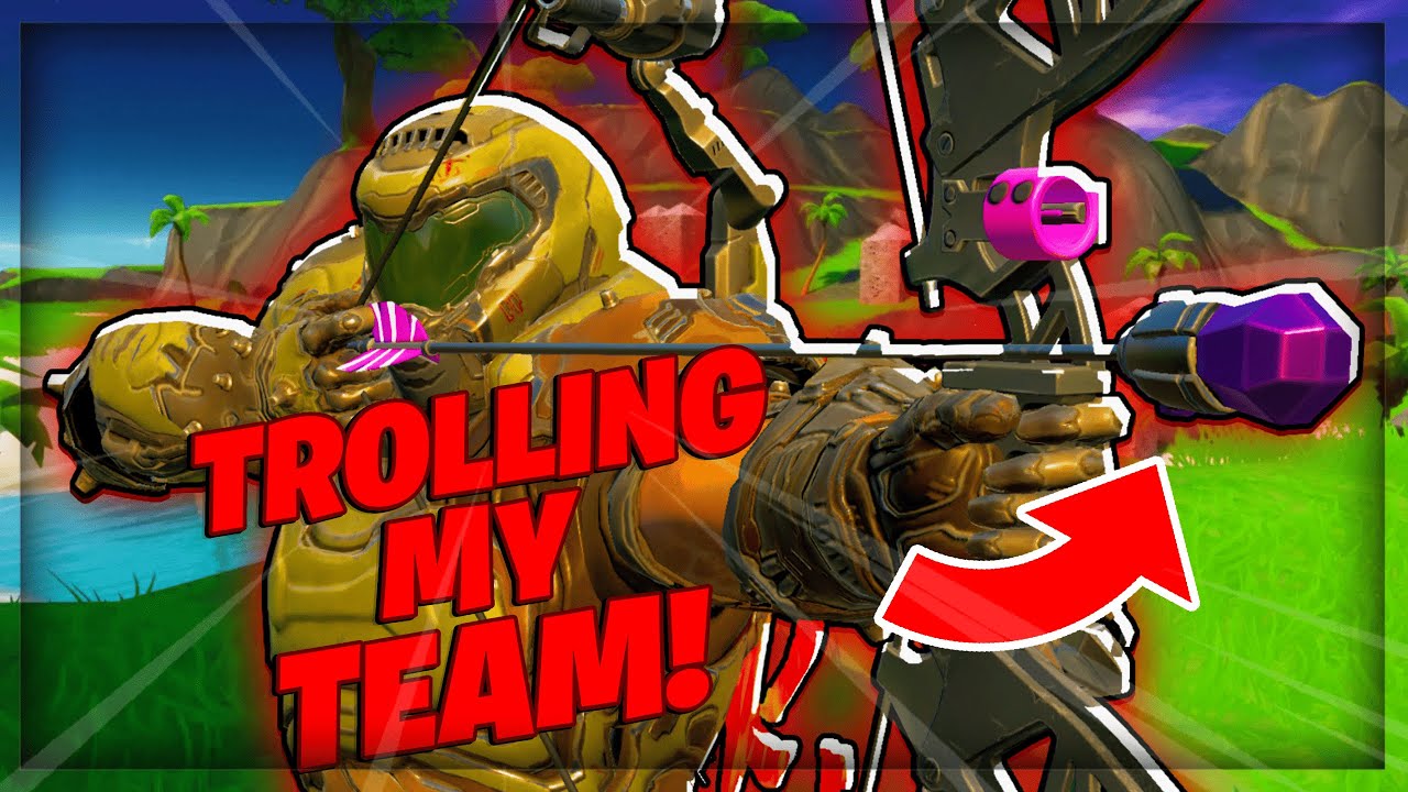 Attempting To Troll My Teamates In Fortnite..🤔 - YouTube