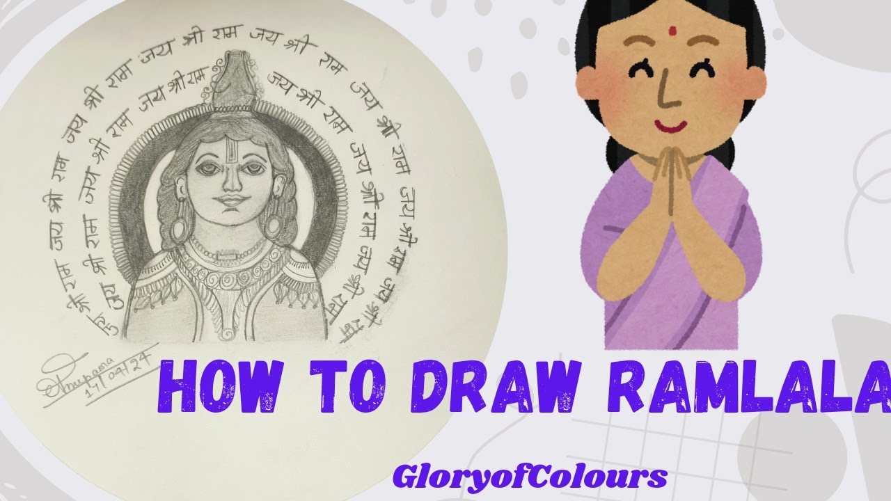 #How to draw Ramlala🙏 - YouTube