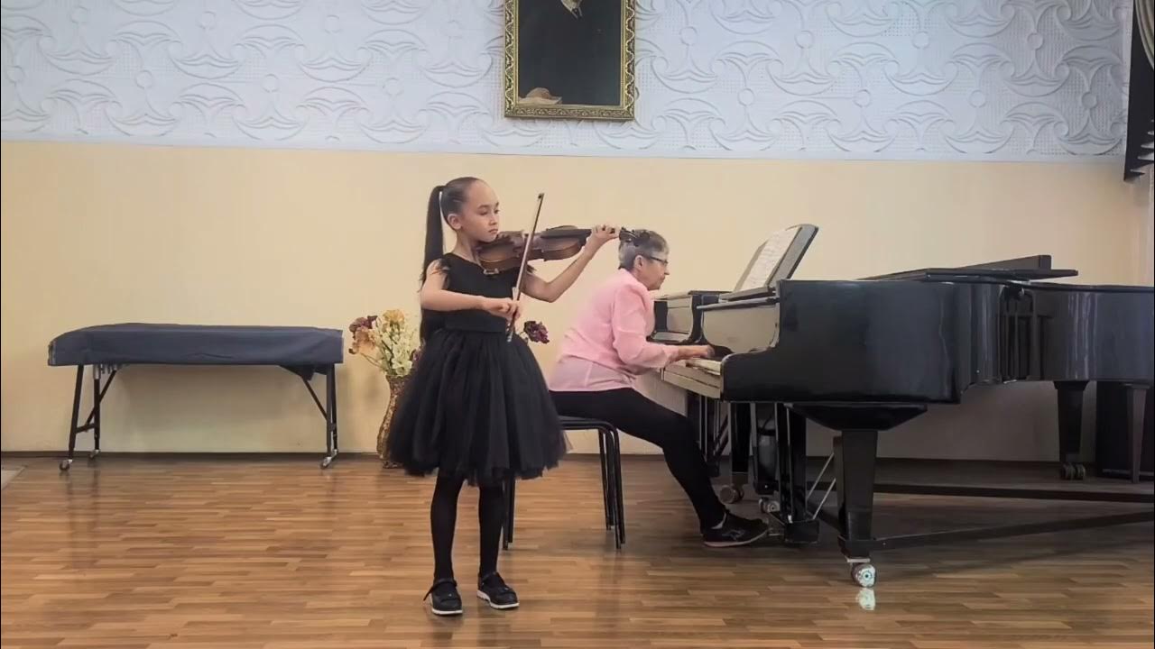 Ф.Зейц Концерт 1 для скрипки и фортепиано (G-dur) 3 часть Батарева Мия ...