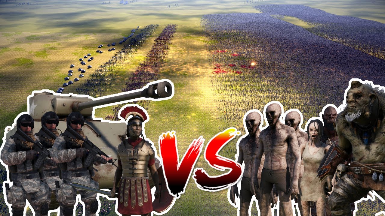20,000 Human Army VS 1,000,000 Evil Army! Who Will Win?! Ultimate Epic ...