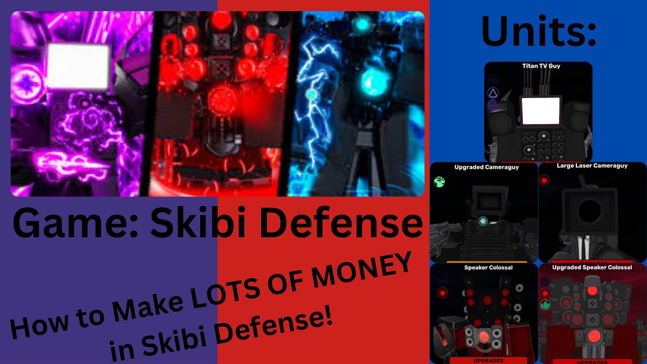 How to farm Money/Coins in Skibi Defense! (Skibi Defense RBX) # ...
