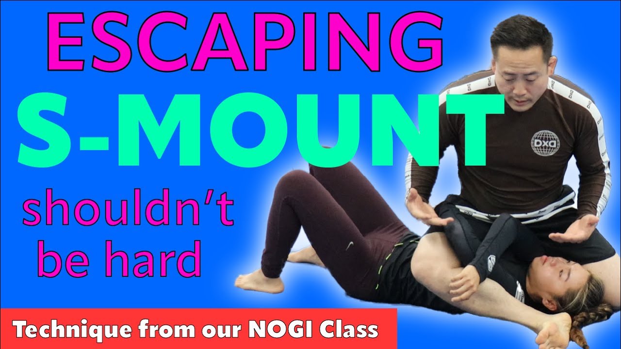 3 Ways to escape S-Mount! Free Technique from our Friday NOGI class ...