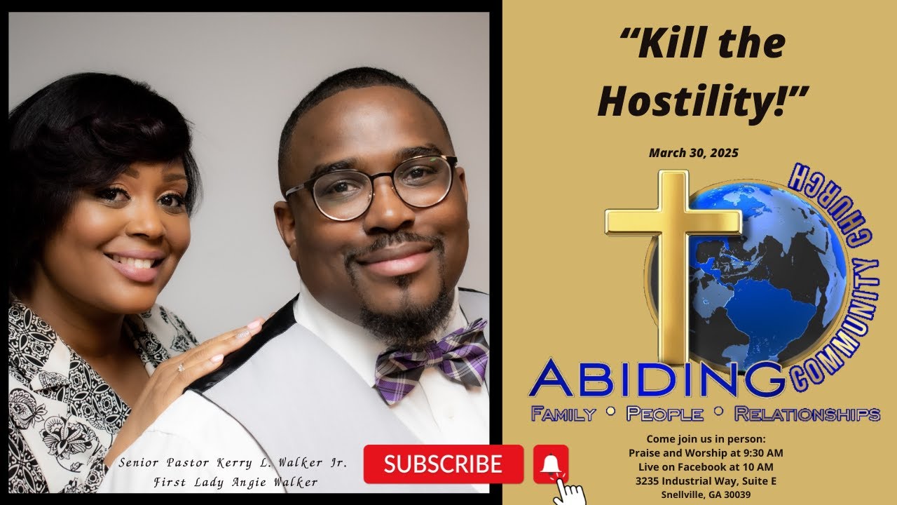 03-30-25 Kill the Hostility! - YouTube