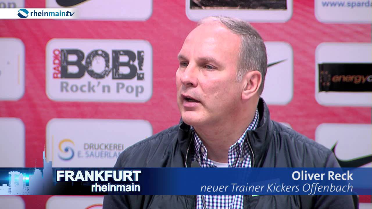 Oliver Reck ist neuer Kickers-Trainer - YouTube