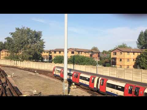 Northern Line - 1995TS leaving Morden Depot. - YouTube