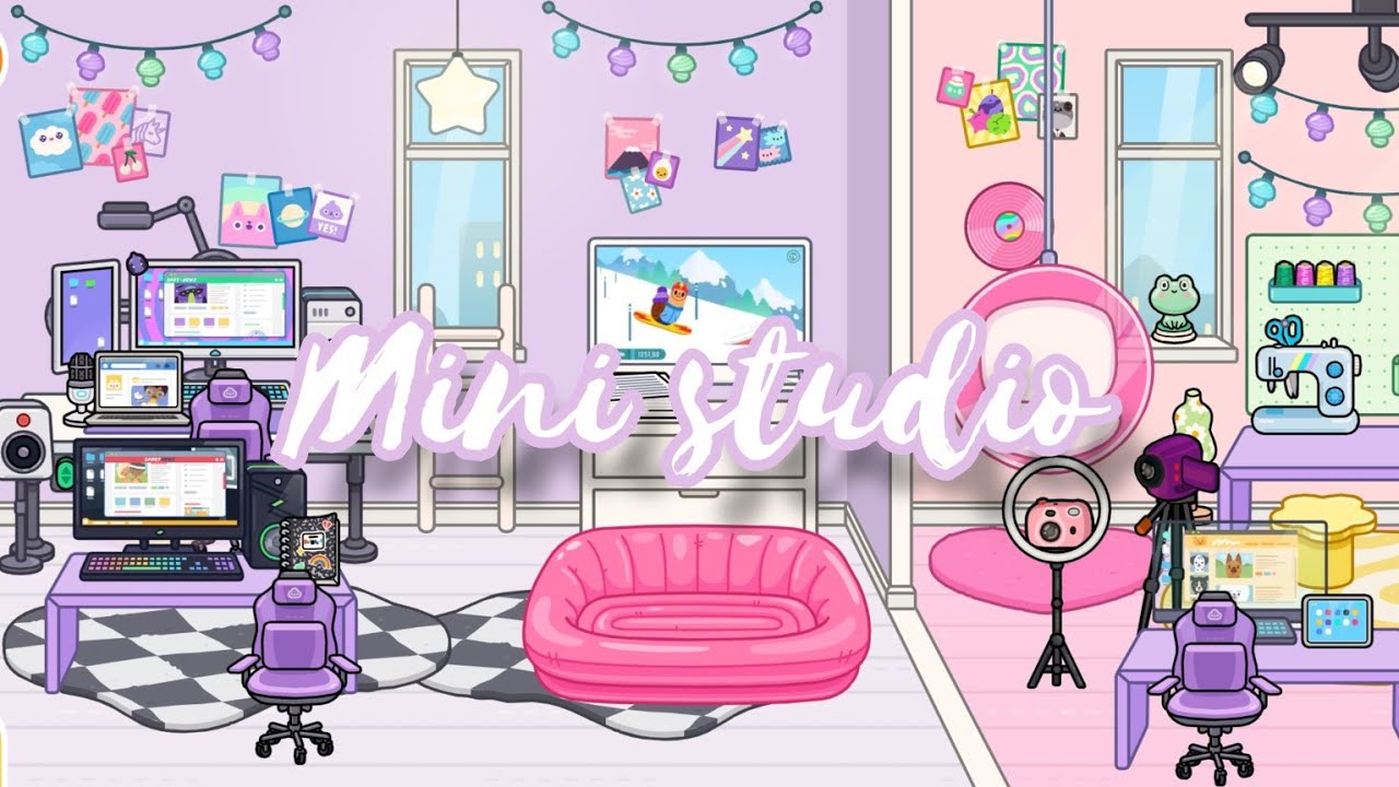 mini studio || toca life world || #tocaboca #tocalife #tocalifeworld ...