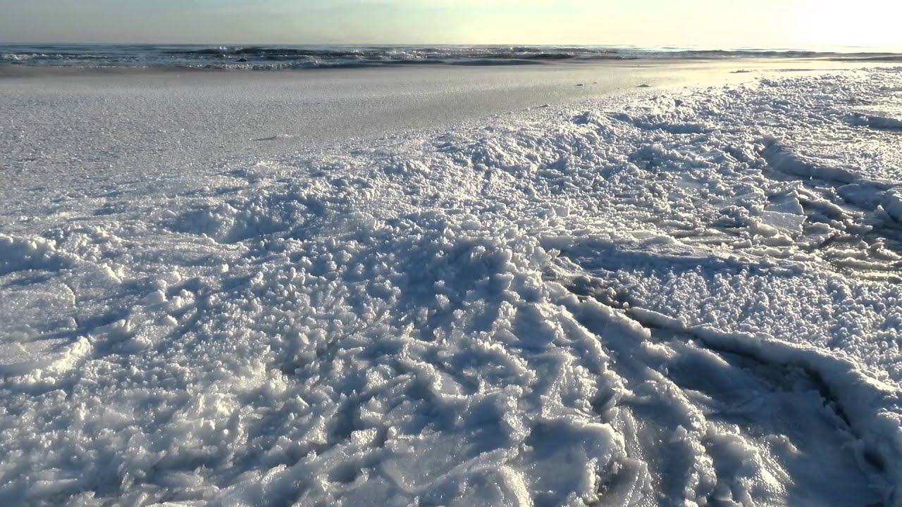 Slush Waves at Martinique Beach 2 - YouTube
