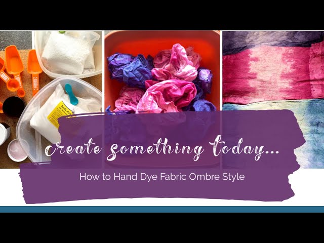 Dip Dyeing Fabric Techniques