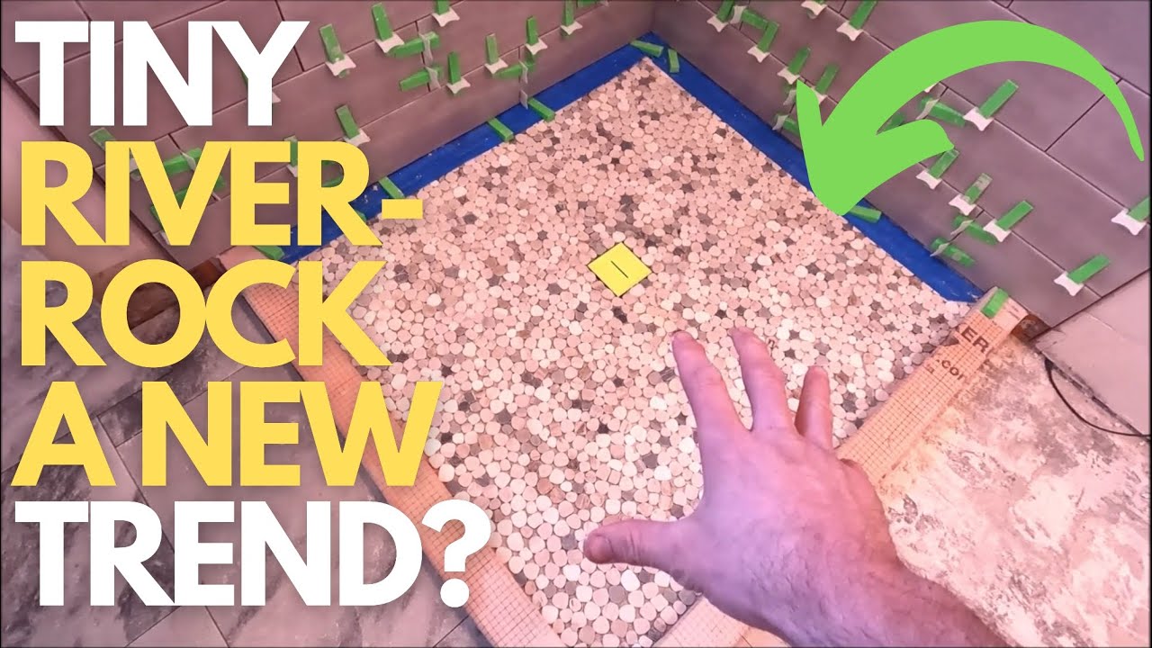 Tiny River Rock a New Trend? Rebuilding a Failed Shower Part 2! - YouTube