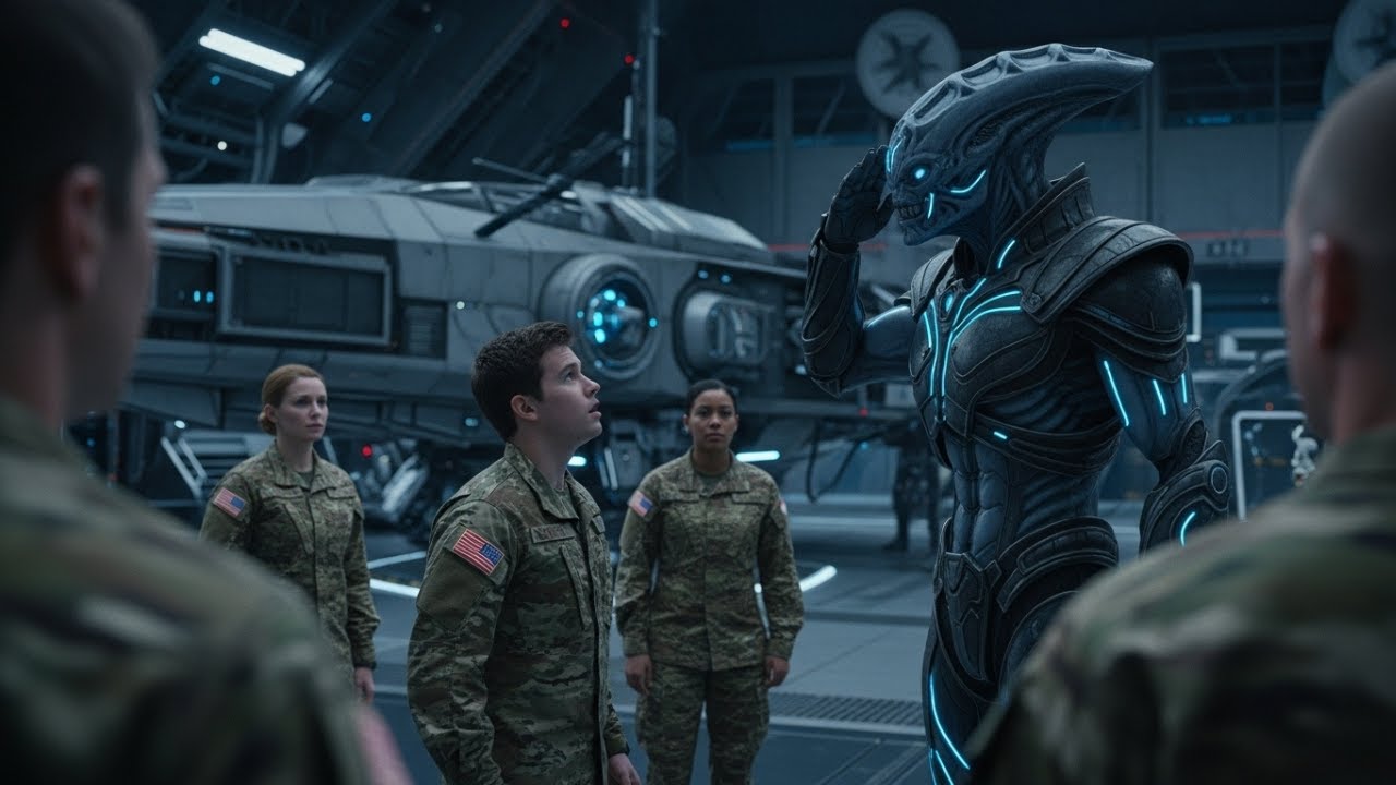 The Humans Thought It Was Just a Drill—Until the Alien General Saluted ...