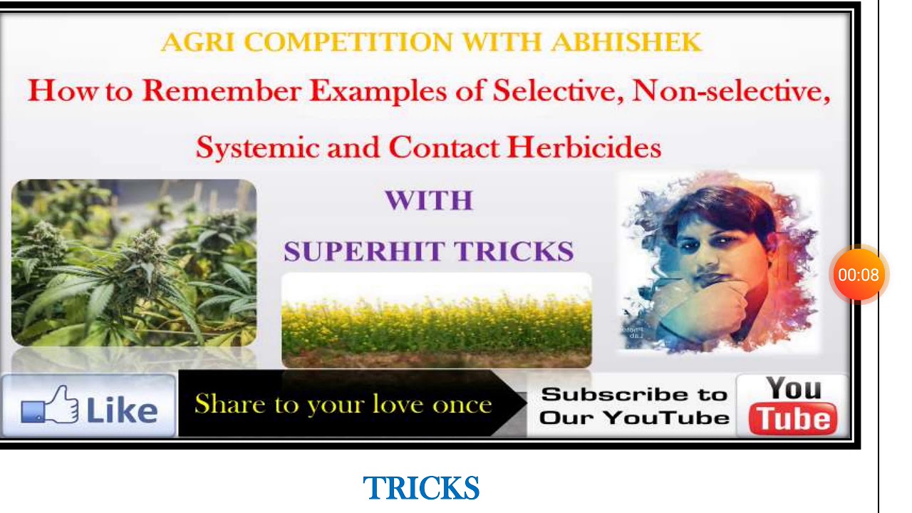 Tricks- How to Remember Example of selective,Non selective, Systemic ...