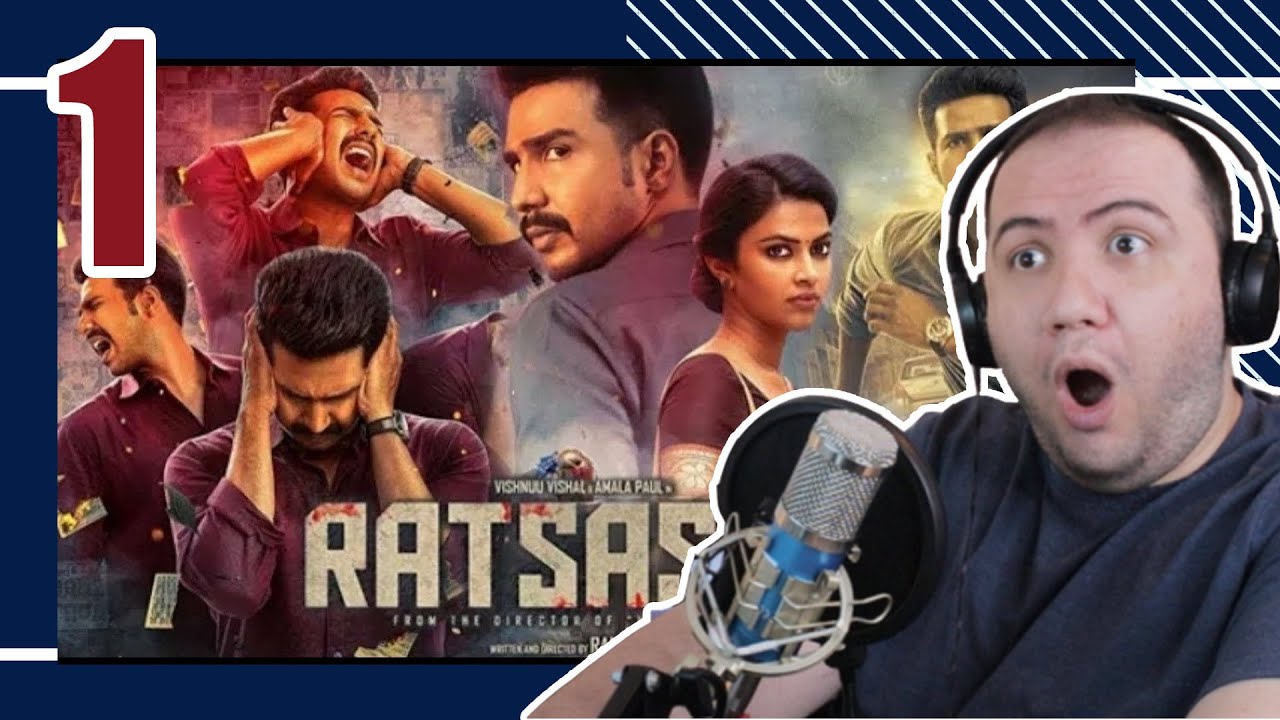 Ratsasan Full Movie Reaction TAMIL | PART 1 | INTRO SCENE | Vishnu ...