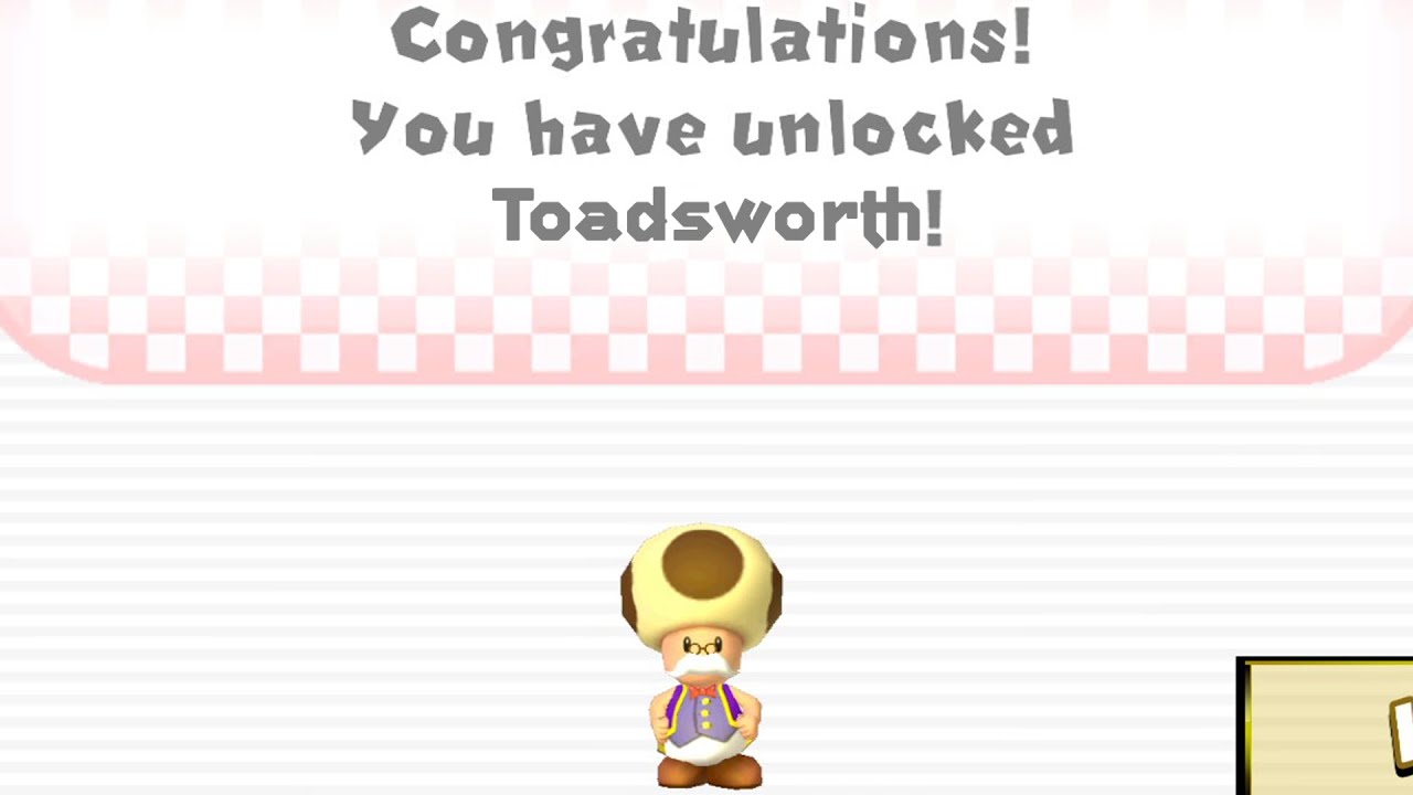 How to Unlock Toadsworth in Mario Kart Wii - YouTube