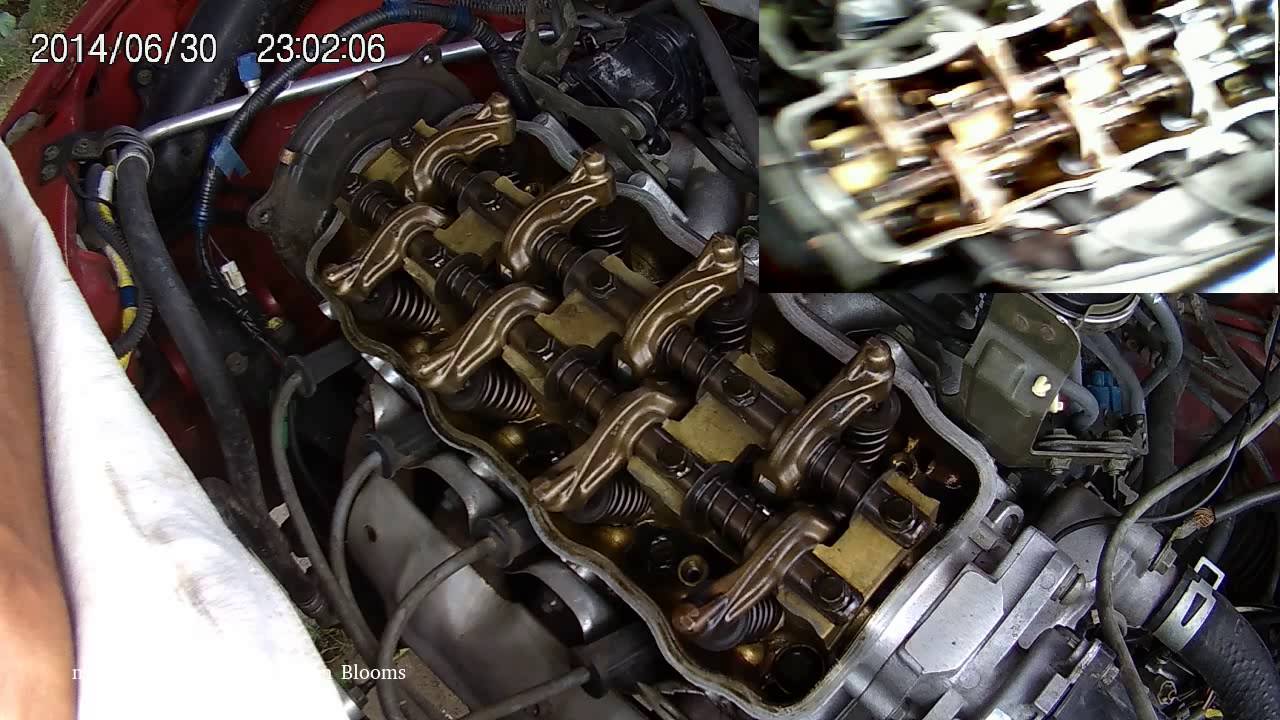 97 geo metro valve cover removal - YouTube
