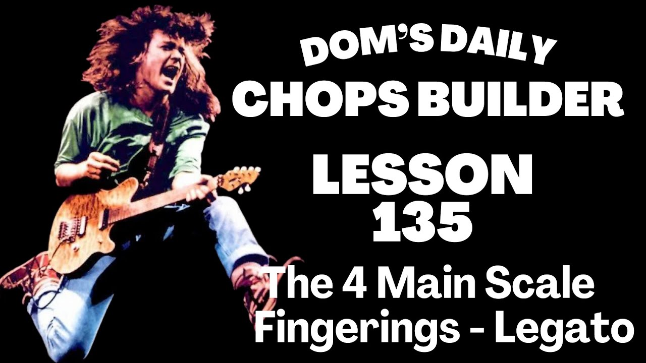 Lesson 135 - The 4 Main Scale Fingerings - Legato - YouTube