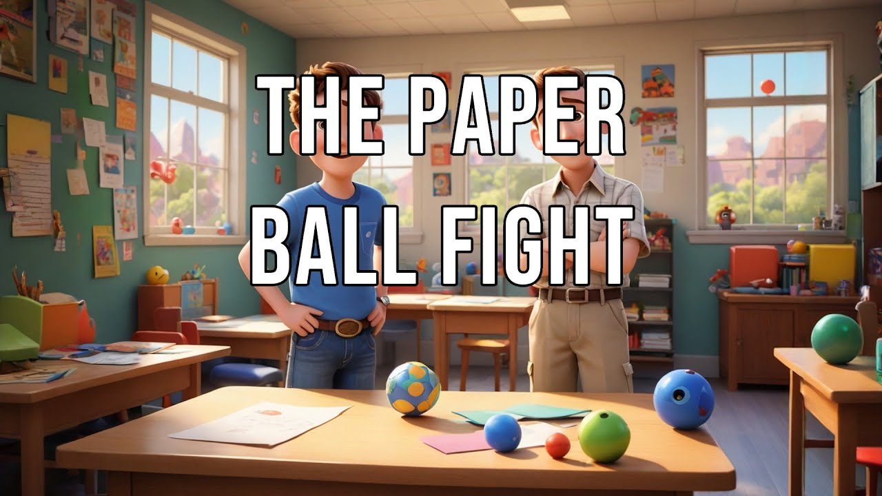 The Paper Ball Fight - YouTube