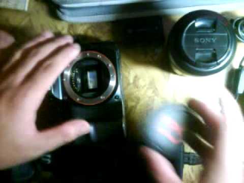 SONY A Series DSLR Cameras HOW TO DIS-ASSEMBLE Body and Lens MIRROR ...
