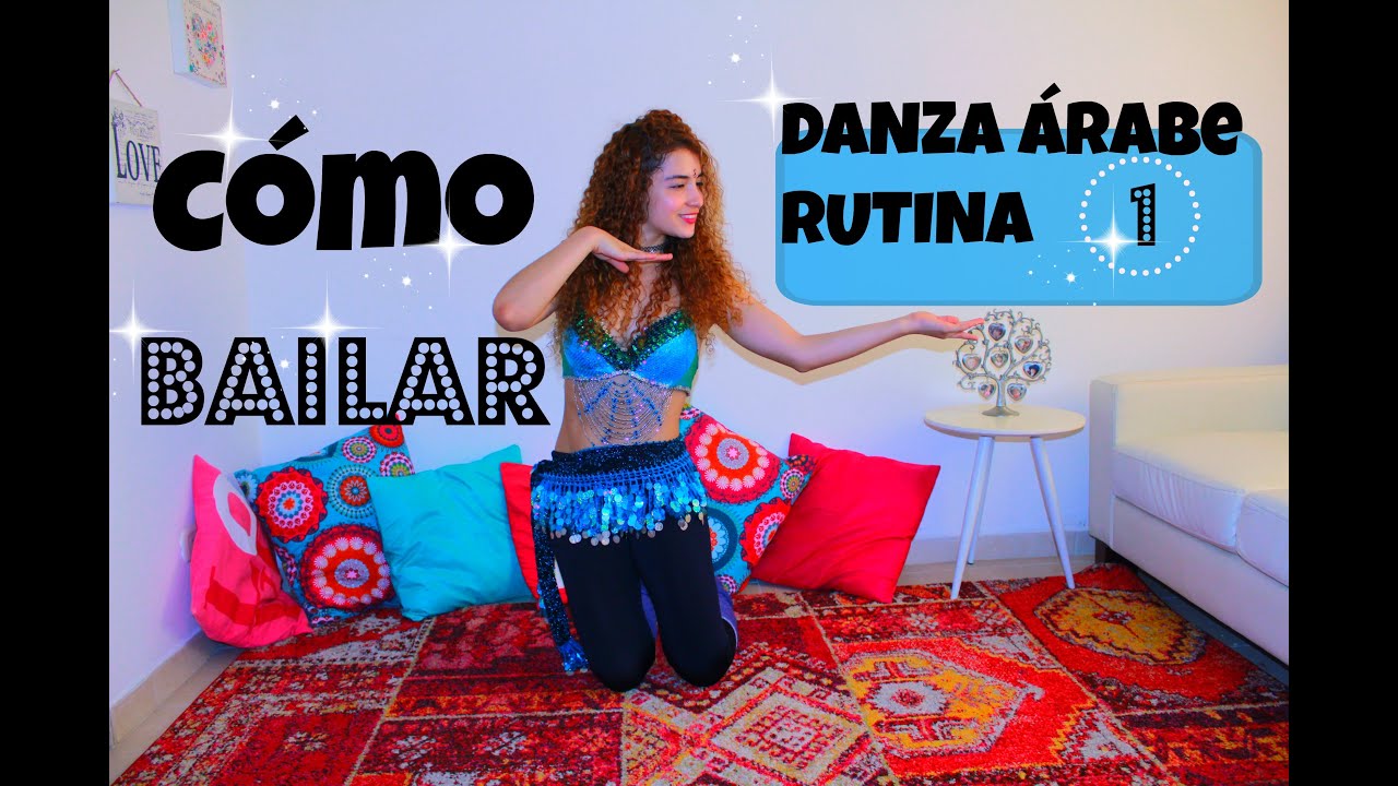 Cómo bailar danza arabe ,rutina 1. - YouTube