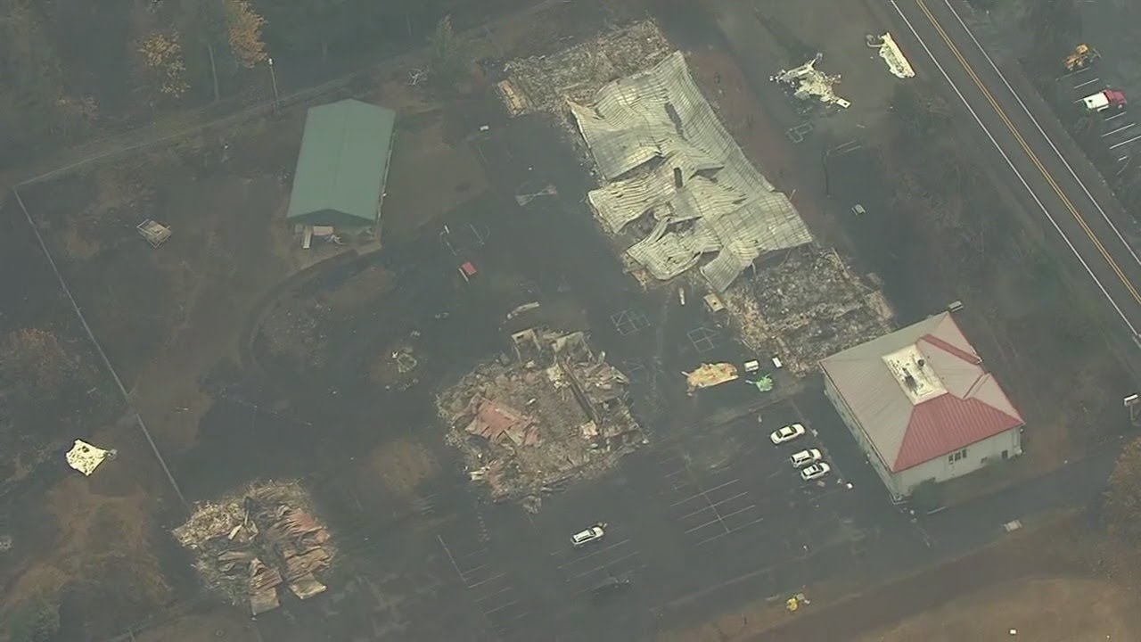Devastation: A look from above the Santiam Canyon fire zones - YouTube