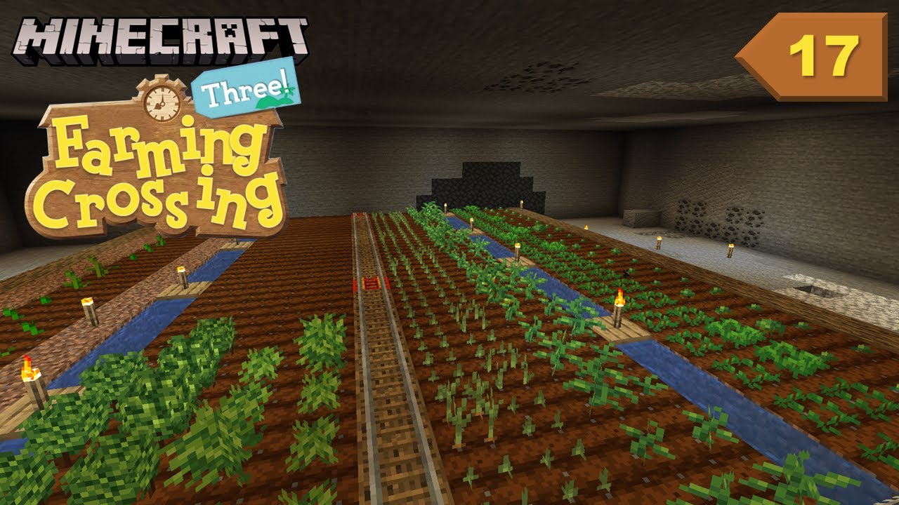 Minecraft Farming Crossing 3 - Episode 17: The Central Farm - YouTube