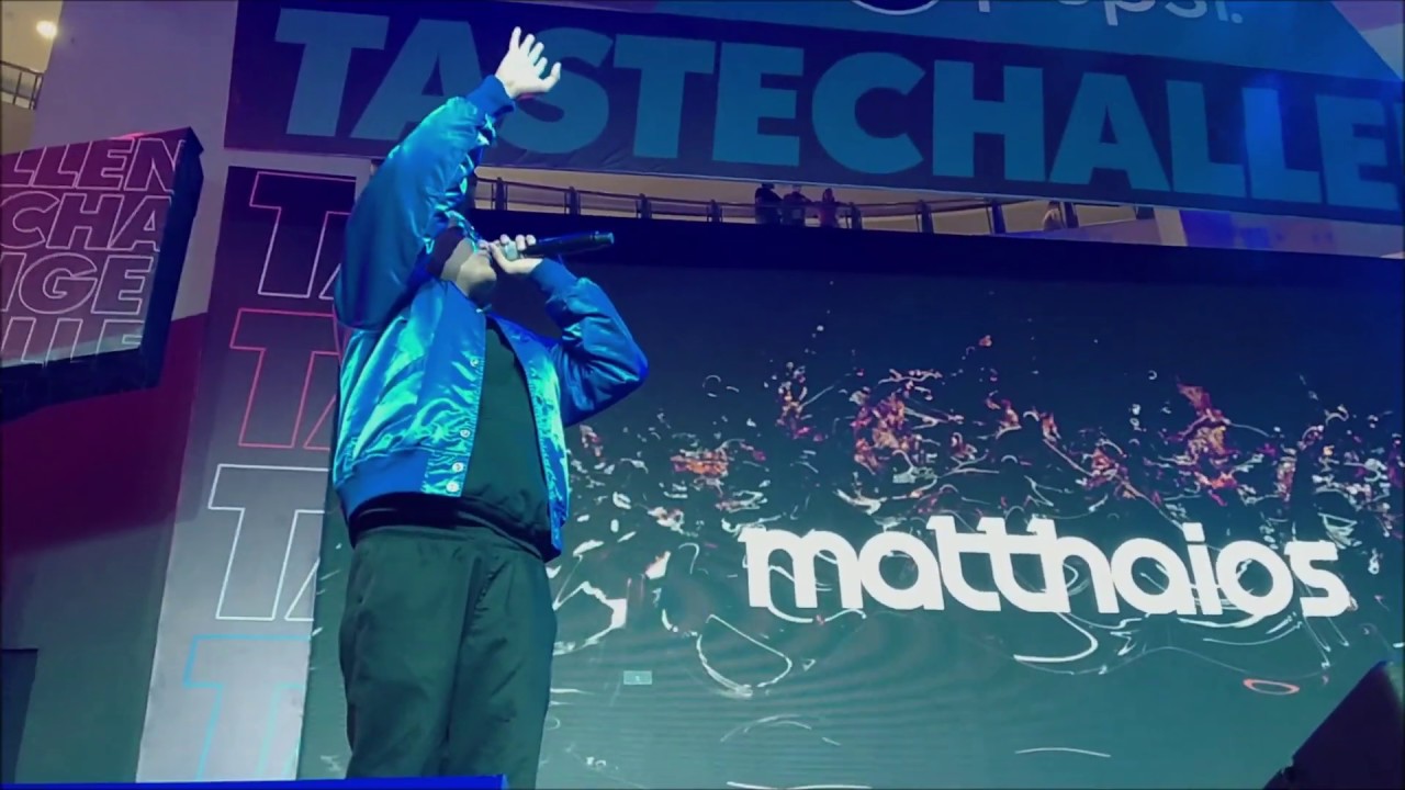 Matthaios Live at the Pepsi Taste Challenge - YouTube