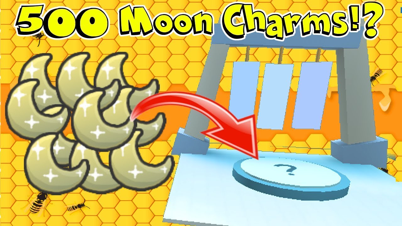 Donating 500 Moon Charms To Wind Shrine In Roblox Bee Swarm Simulator ...