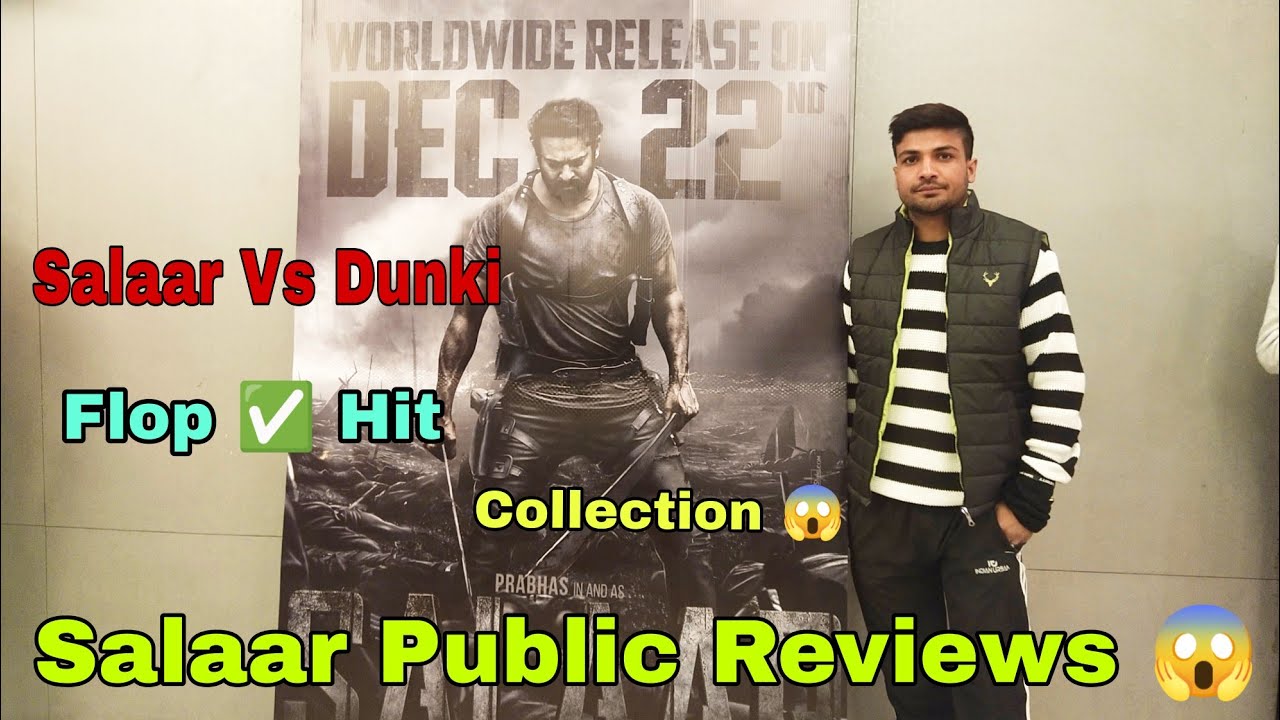 Salaar Movie Reviews/ Salaar Box Office collection/ Salaar vs Dunki😱 ...