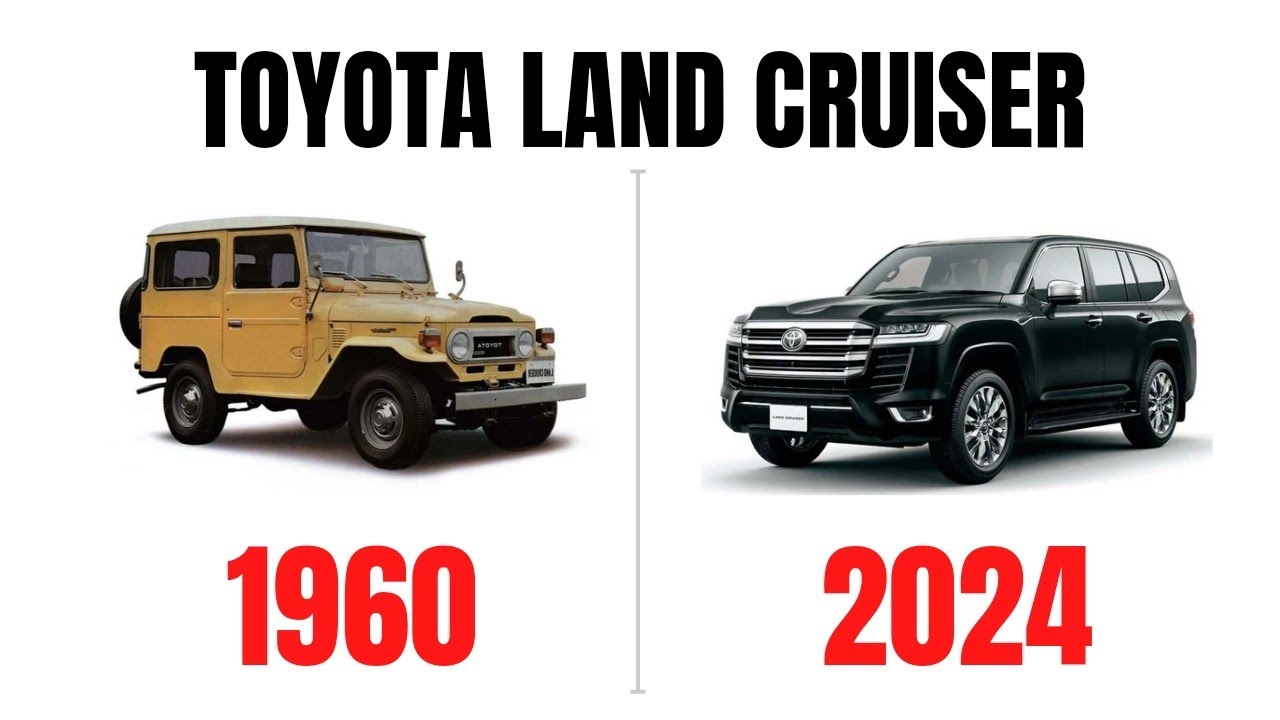 Toyota Land Cruiser (Evolution 1960-2024) - All generation - YouTube
