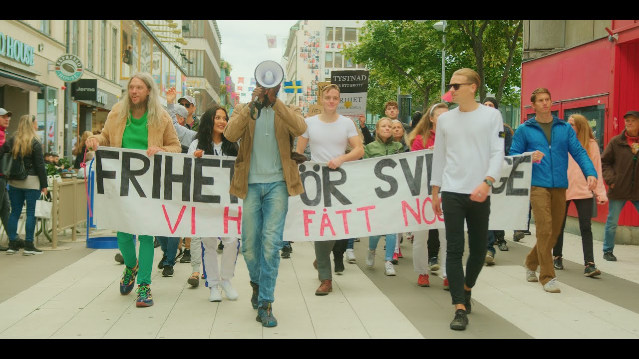 World Wide Freedom Rally 4.0 in Stockholm, September 2021 (shot on ...