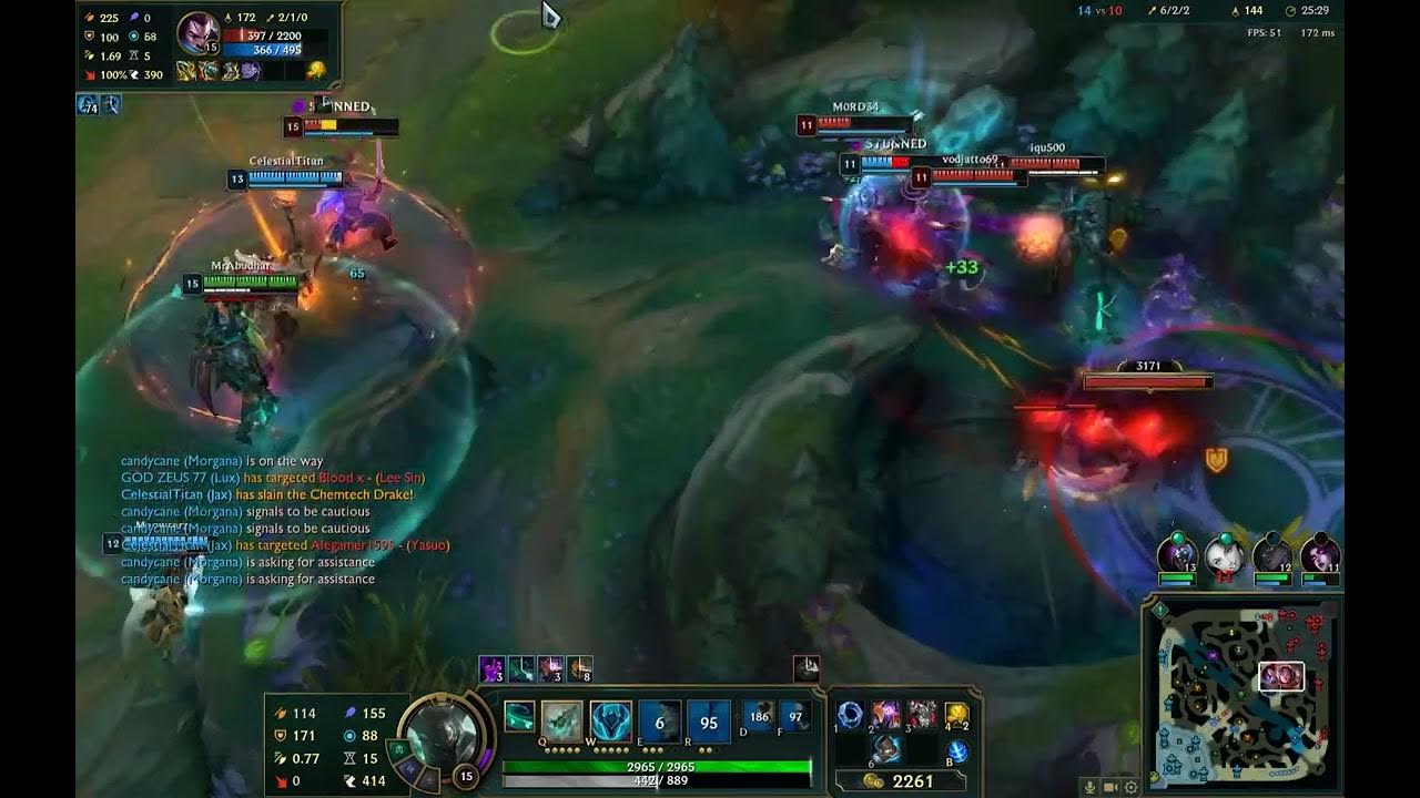 mordekaiser in league of legends OP double kill - YouTube