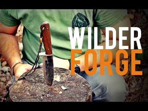 BUSHCRAFT Hand Forged- Wilder Forge Knives - YouTube