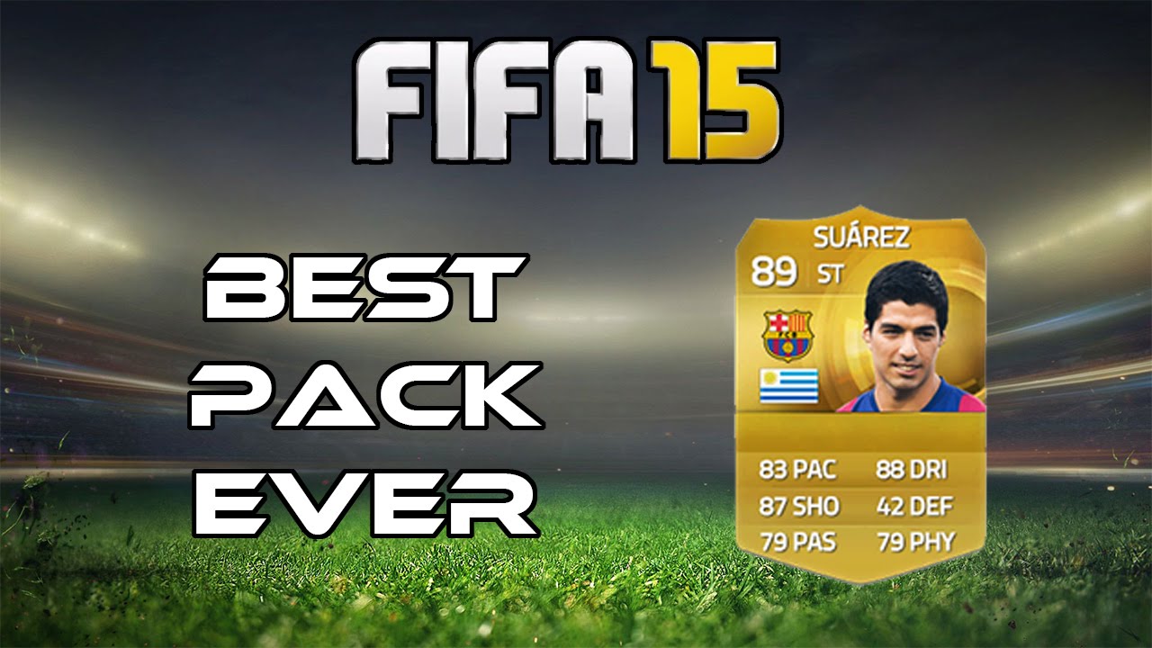 FIFA 15 - SUAREZ IN A PACK!!! - MY BEST PACK EVER!!! - YouTube
