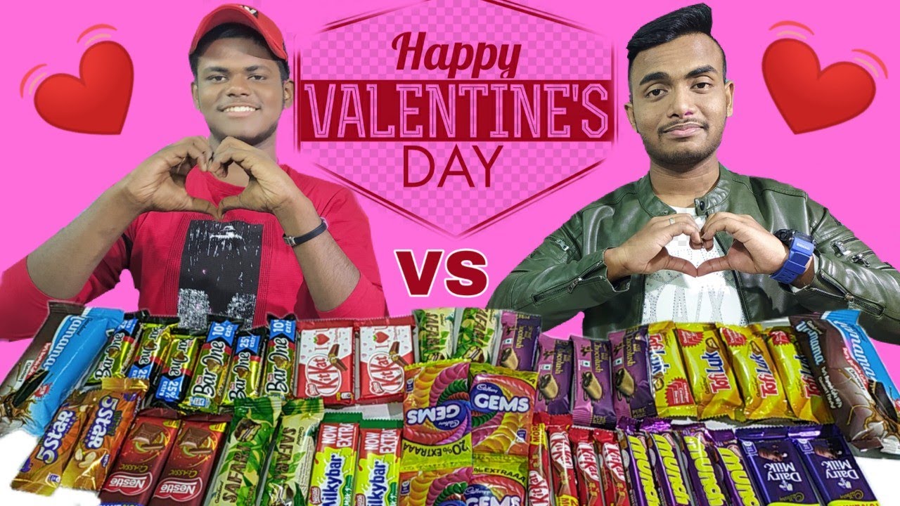 Epic Chocolate Eating Challenge | Valentine's Day Special | Dairy Milk ...