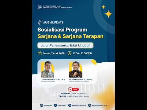 Sharing Session Program Sarjana & Sarjana Terapan Jalur Penelusuran Bibit Unggul