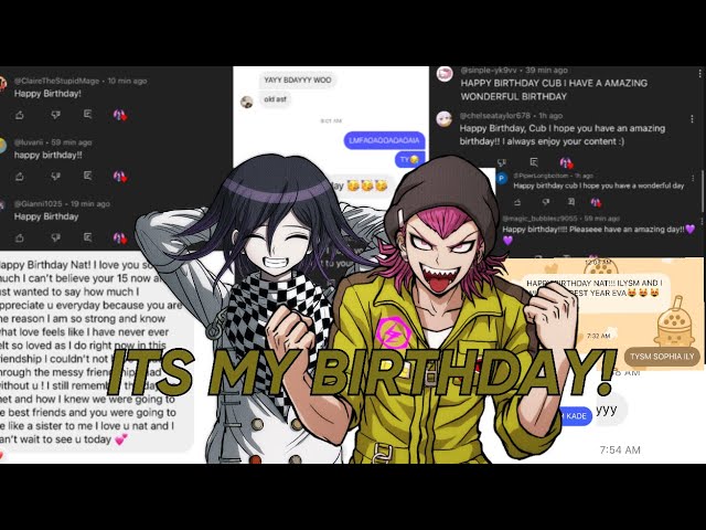 Dangan Ronpa Birthday Memes Happy Birthday Meme Dump | Danganronpa