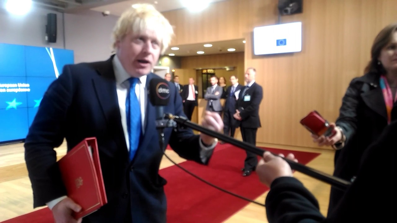 Boris Johnson at EU Council Brussels 15.05.2017 - YouTube