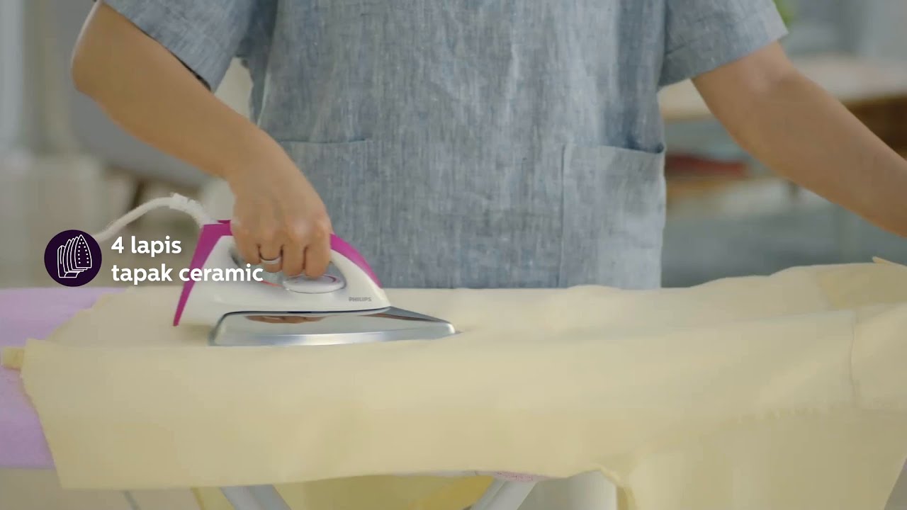 Philips Setrika HD1173, solusi untuk setrika awet dan tahan lama - YouTube